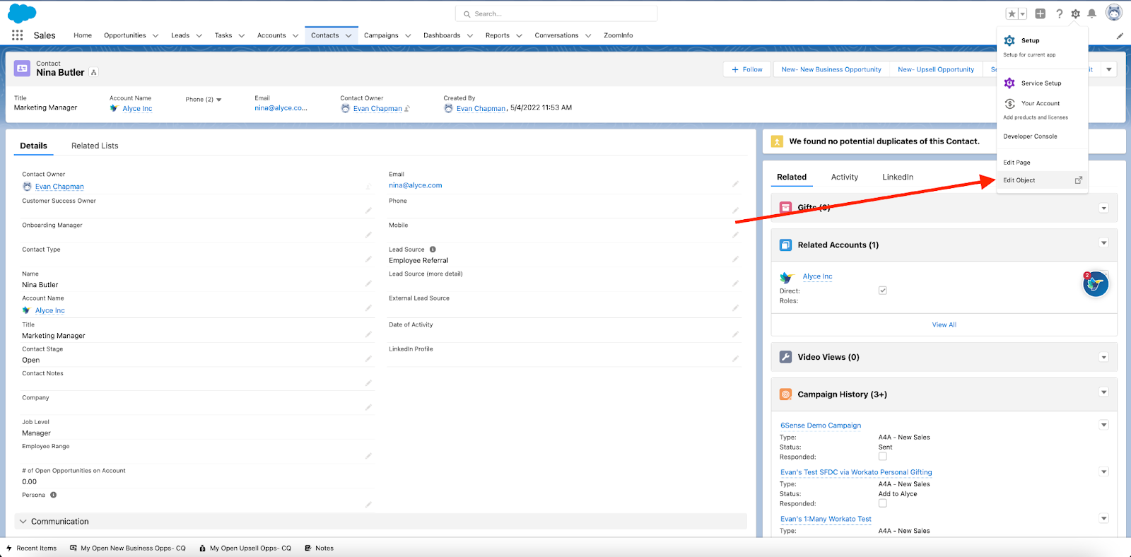 Adding Alyce Components to Salesforce Page Layouts - Salesforce ...